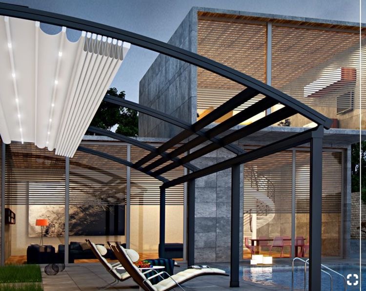 Moving roof - Al-Sindi factory for automatic doors and suspended awnings